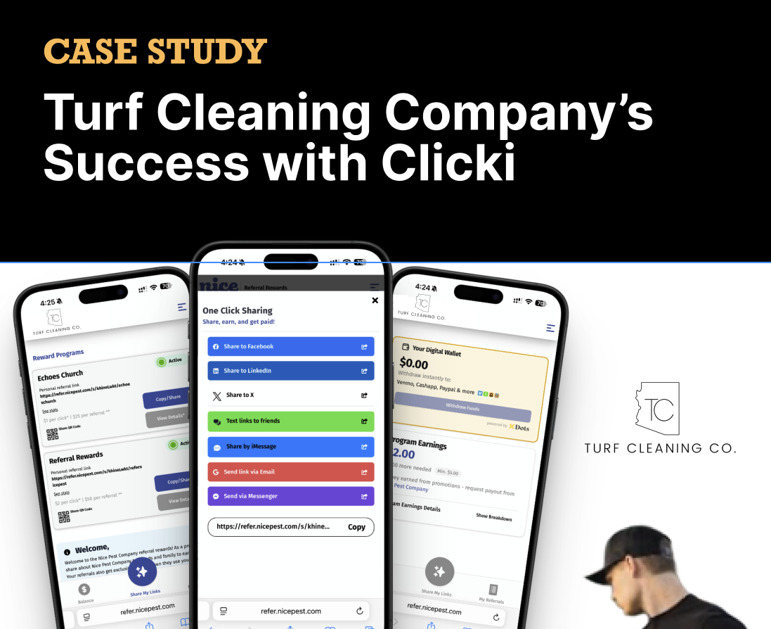 Clicki Referrals | Pricing & Signup